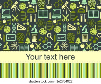 School Children Background Place Text Stock Vector (Royalty Free ...