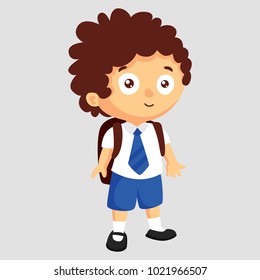 School Children Cartooon Stock Vector (Royalty Free) 1021966507 ...