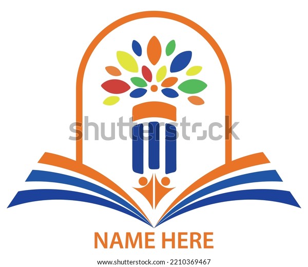 School College Logo Campus Collage University Stock Vector (Royalty ...