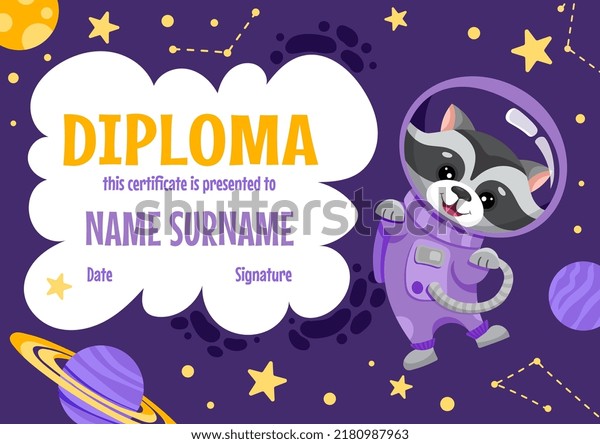 1,335 Certificate Space Kids Images, Stock Photos & Vectors | Shutterstock