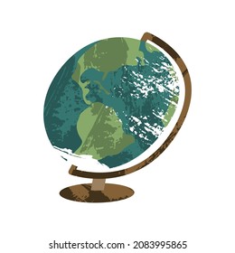 Mundo escolar, planeta Tierra, mundo. Ilustración: vector de stock ...