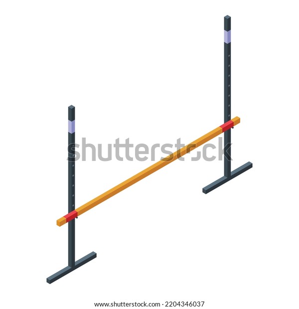 School Gym Jump Gate Icon Isometric Stock Vector (Royalty Free ...