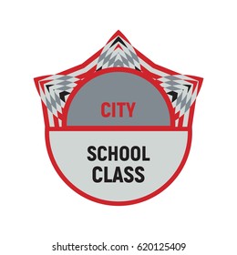 School Logo School Team Emblem Education Stock Vector (Royalty Free ...