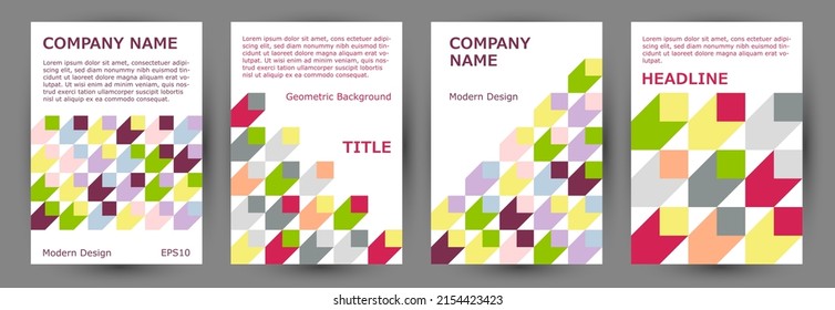 School Notebook Cover Layout Collection Vector Stock Vector (Royalty ...