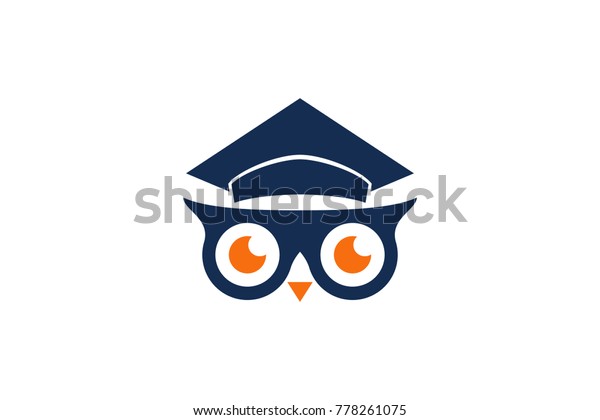 School Owl Logo Stock Vector (Royalty Free) 778261075 | Shutterstock