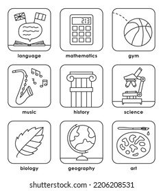 7,672 School Subjects Cartoons Images, Stock Photos & Vectors ...