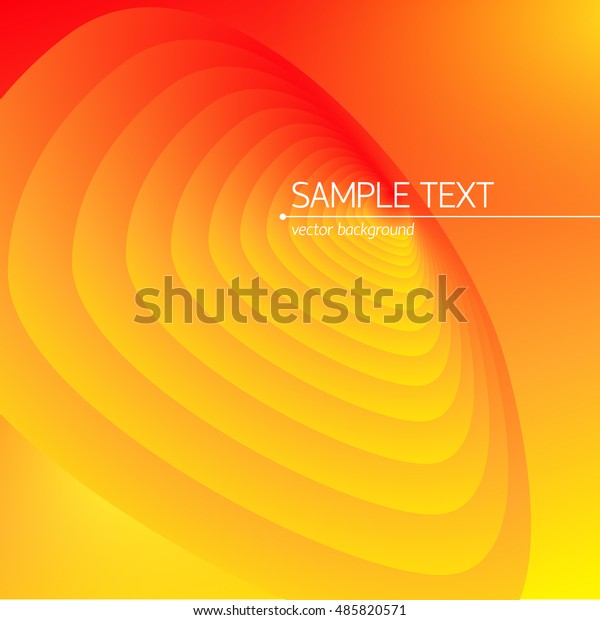 Science Background Bright Orange Abstract Design Stock Vector (Royalty ...