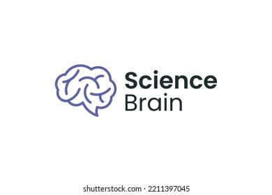 Science Brain Smart Mind Logo Vector Stock Vector (Royalty Free ...