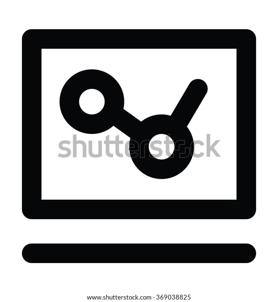 Science Chart Bold Line Vector Icon Stock Vector (Royalty Free ...