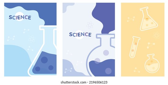 Science Chemistry Theme Vector Background Stock Vector (Royalty Free ...