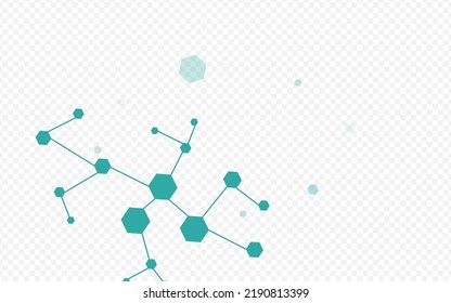 Science Chemistry Vector Transparent Background Molecule Stock Vector ...