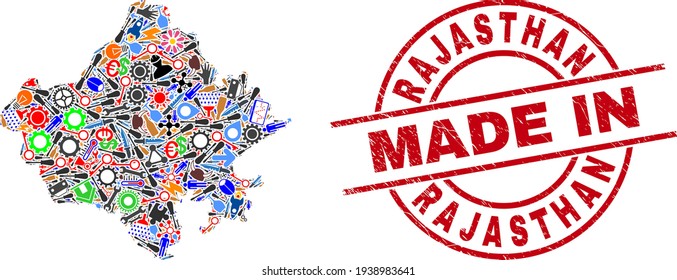 635 Rajasthan map Stock Vectors, Images & Vector Art | Shutterstock