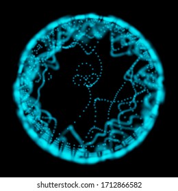 Science Concept Design Abstract Biological Object Stock Vector (Royalty ...