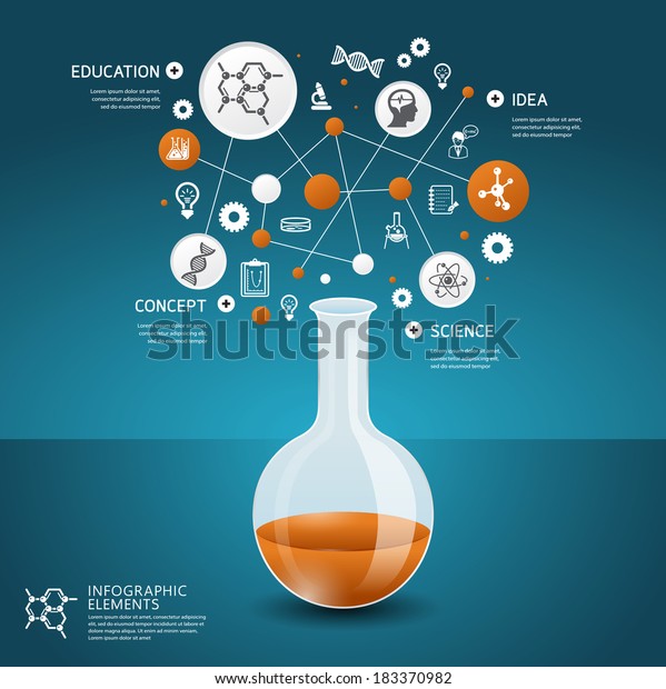Science Concept Design Template Infographics Stock Vector (Royalty Free ...