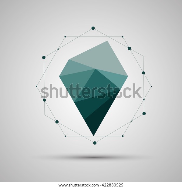 Science Connection Concept Vector Illustration Molecule Stock Vector ...