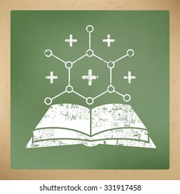 Science Design On Old Paper Background Stock Vector (Royalty Free ...