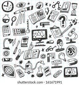 Hand Drawn Set Gadget Doodles Colors Stock Vector (Royalty Free) 1258163758
