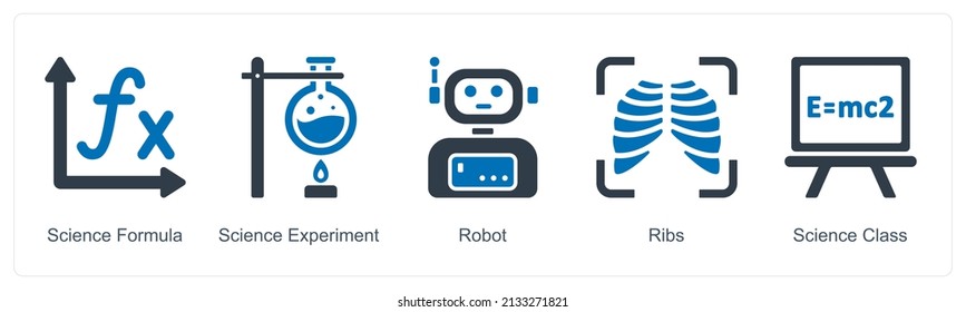 Science Formula Experiment Icon Concept Stock Vector (Royalty Free ...