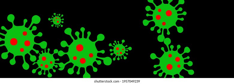 Science Green Horizontal Red Sick Healthcare Stock Vector (Royalty Free ...