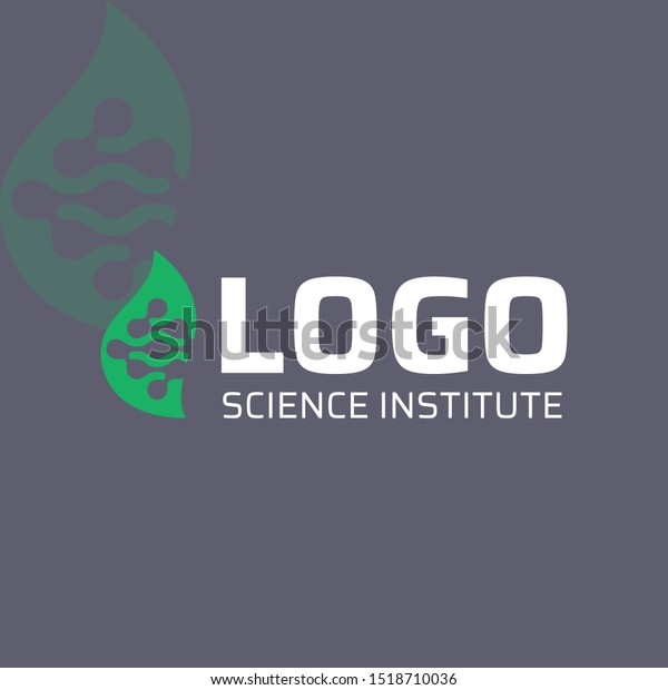 Science Institute Logo Vector Design Innovation Stock Vector (Royalty ...