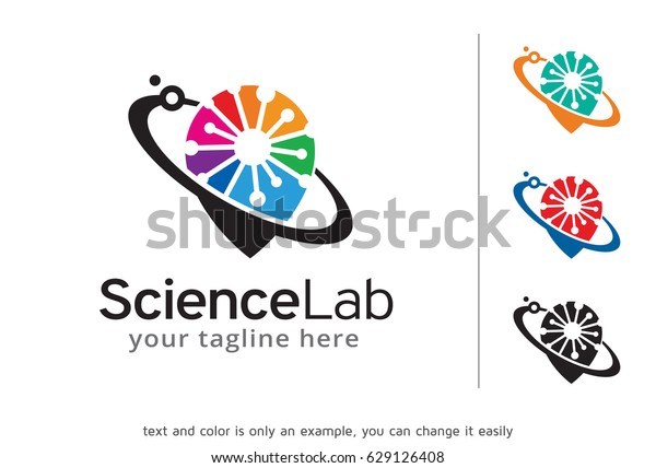 Science Lab Logo Template Design Vector Stock Vector (Royalty Free ...