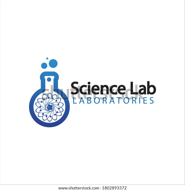 Science Lab Logolaboratory Tube Logo Template Stock Vector (Royalty ...
