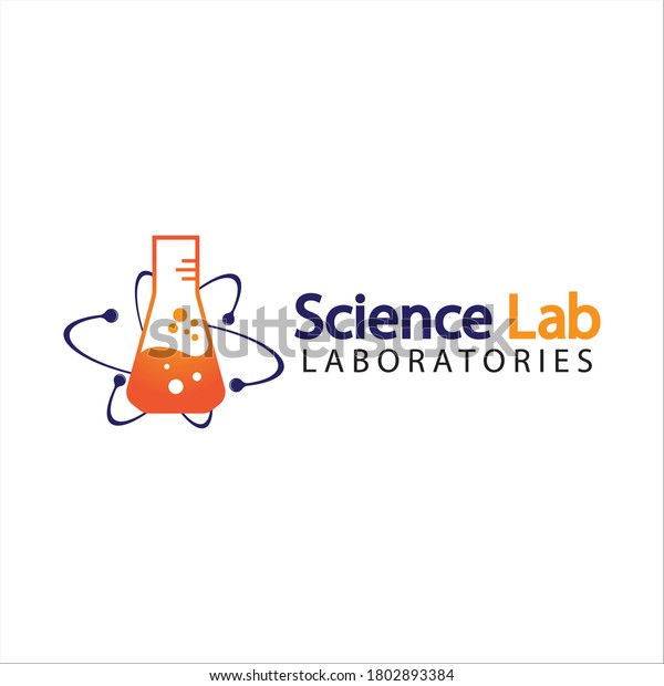 Science Lab Logolaboratory Tube Logo Template Stock Vector (Royalty ...