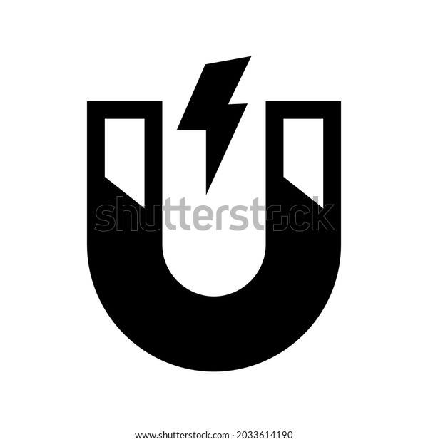 Science Magnet Icon Logo Isolated Sign Stock Vector (Royalty Free ...