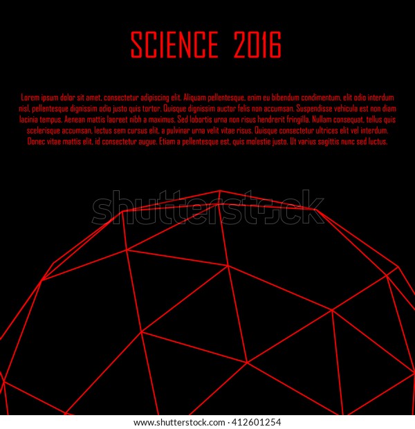 Science Poster Geometry Platonic Solids Illustration Stock Vector ...