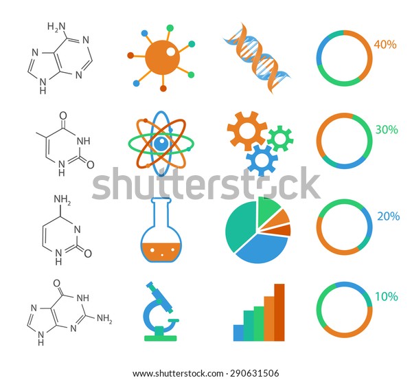 Science Research Dna Structure Infographic Design Stock Vector (Royalty ...