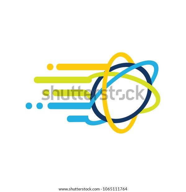 Science Speed Logo Icon Design Stock Vector (Royalty Free) 1065111764