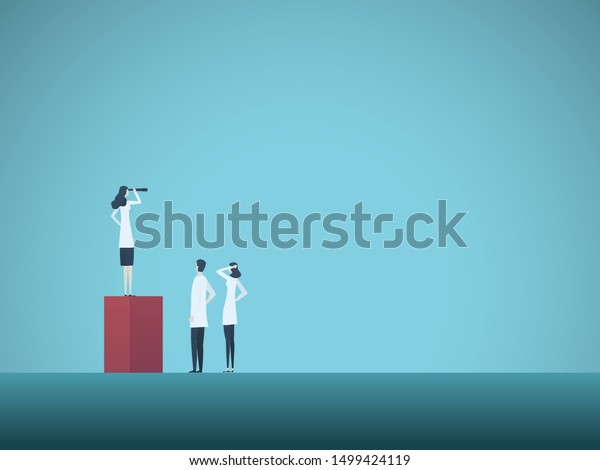 Science Team Visionary Leader Vector Concept Stock Vector (Royalty Free ...