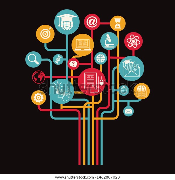 Science Technology Design Vintage Clip Art: เวกเตอร์สต็อก (ปลอดค่า ...