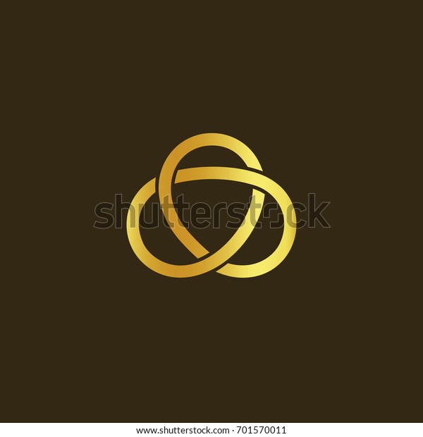 Science Technology Symbol Gold Knot Gold Stock Vector (Royalty Free ...