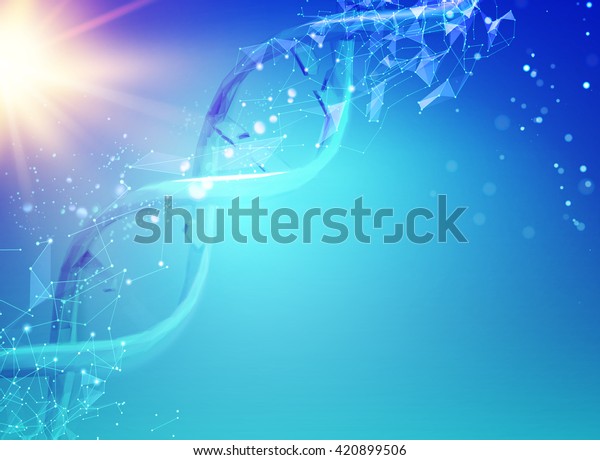 Science Template Your Card Blue Wallpaper Stock Vector (Royalty Free ...
