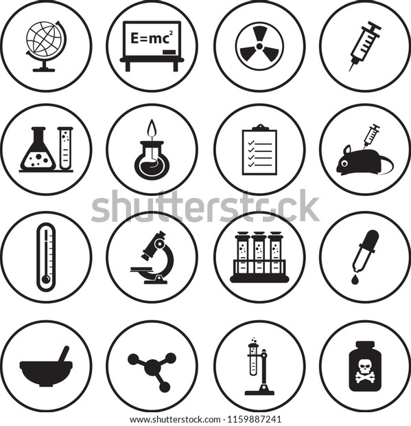 Science Vector Icons Set Stock Vector (Royalty Free) 1159887241 ...