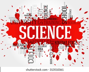 Science Word Cloud Education Concept Stock Vector (Royalty Free ...