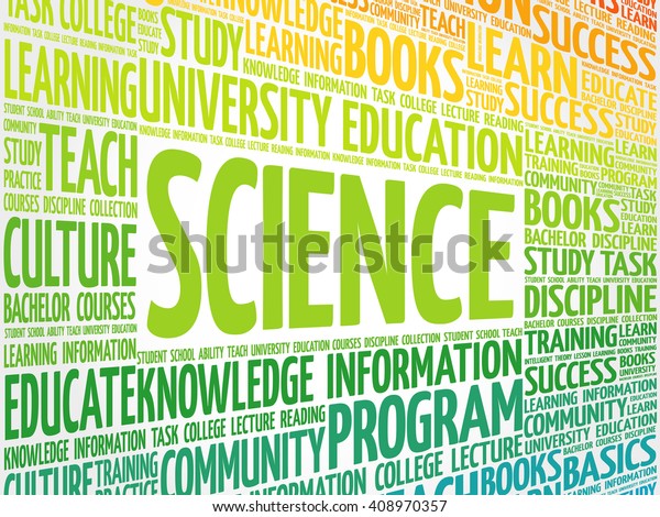 Science Word Cloud Education Concept Stock Vector (Royalty Free ...