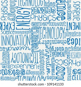 Science Words Seamless Vector: เวกเตอร์สต็อก (ปลอดค่าลิขสิทธิ์ ...
