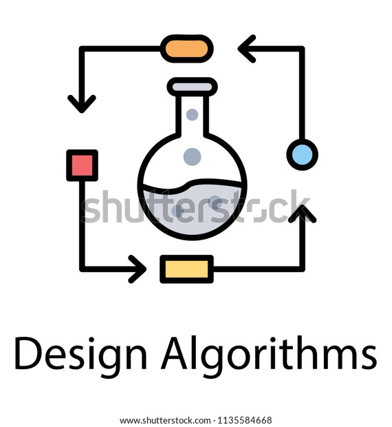 Scientific Apparatus Embedded Arrows Around Depicting Stock Vector ...