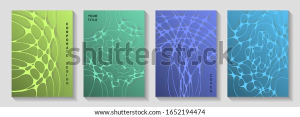 Scientific Covers Neuron Cells Net Medical Stock Vector (Royalty Free ...