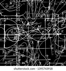 Mathematical Seamless Texture Handwritten Math Algebra: เวกเตอร์สต็อก ...