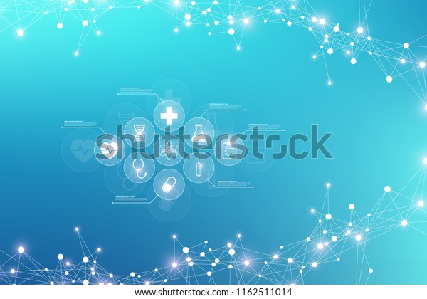 Scientific Vector Illustration Genetic Engineering Gene Stock Vector ...