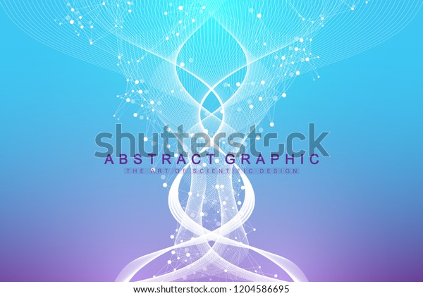 Scientific Vector Illustration Genetic Engineering Gene Stock Vector ...