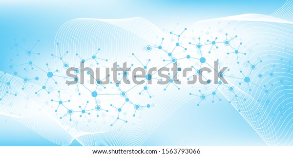 Scientific Vector Illustration Genetic Engineering Gene Stock Vector ...