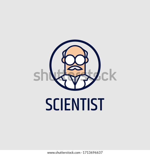 Scientist Logo Icon Design Template Vector Stock Vector (Royalty Free ...