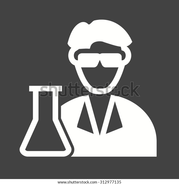 Scientist Medical Laboratory Icon Vector Image Stock Vector (Royalty ...