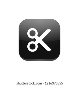 Scissor App Icon Stock Vector (Royalty Free) 1175850592 | Shutterstock