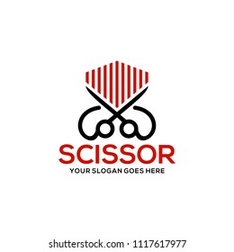 Scissor Logo Design Stock Vector (Royalty Free) 1117617977 | Shutterstock