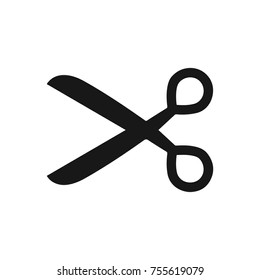 Scissors Cut Icon Stock Vector (Royalty Free) 755619079 | Shutterstock